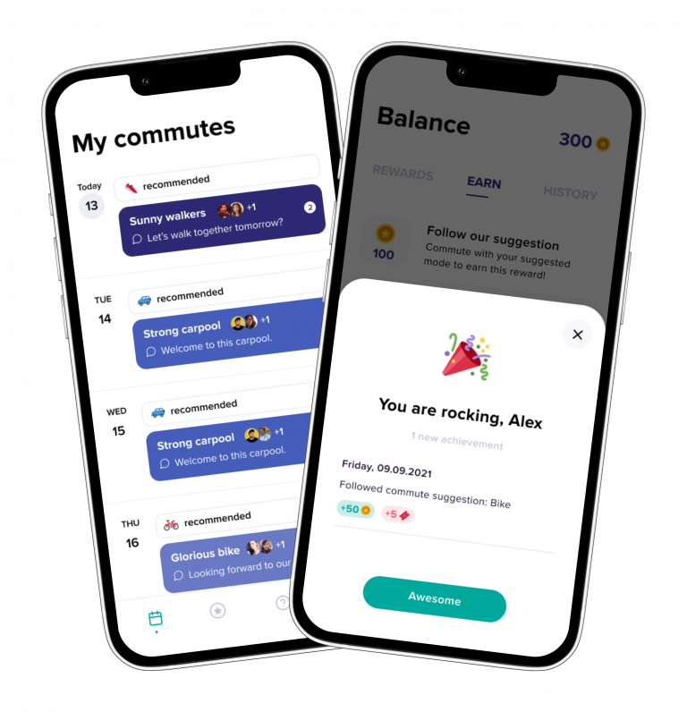 Get the Pave Commute app and choose a better commute