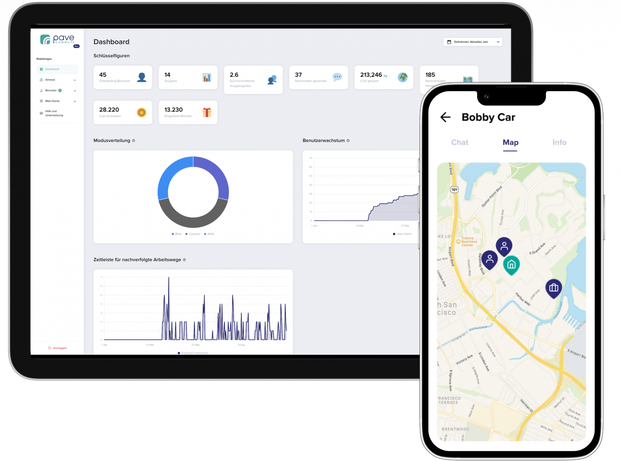 The Best Commuter App for Your Daily Route | Pave Commute