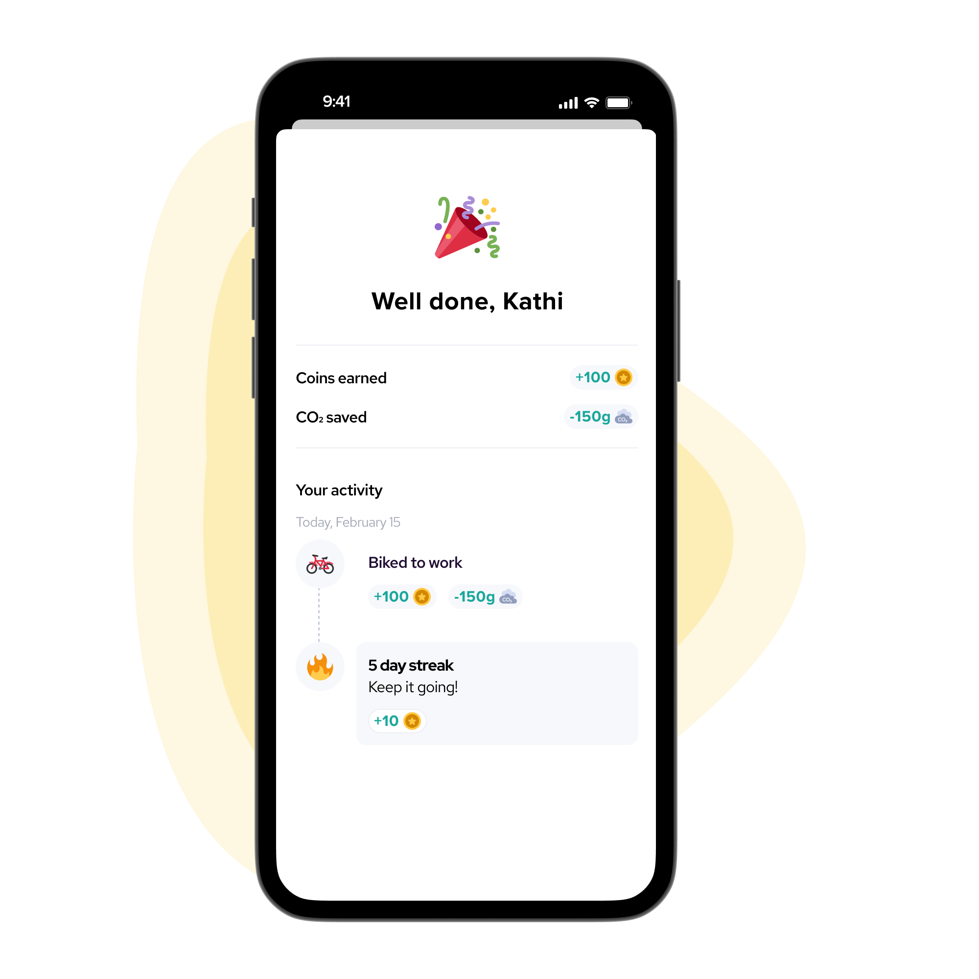 Features to reward and encourage a culture of sustainable commuting ...